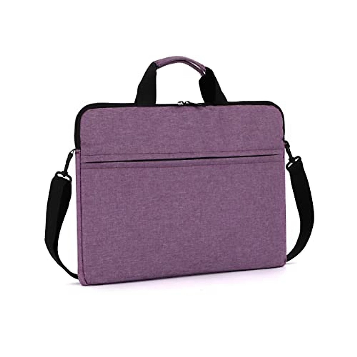 TANGBOLIBO Laptop Sleeve Case 15.6 inch Purple - Slim Case with Pockets for MacBook Pro, Dell Inspiron, HP Pavilion and More - Ideal for Students Professionals and Travelers