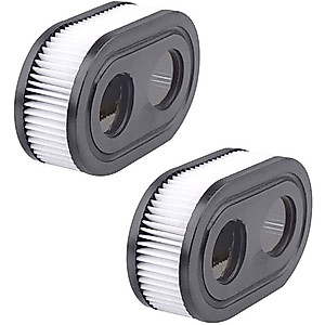 Briggs and Stratton Air Filter 593260 - Lawn Mower Air Cleaner Cartridge Filter for 798452,Series Engine 4247 5432 5432K 09P702 Mower Replacement Accessories (2pcs)