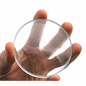 Double Concave Lens, 250mm Focal Length, 3" (75mm) Diameter - Spherical, Optically Worked Glass Lens - Ground Edges, Polished - Great for Physics Classrooms - Eisco Labs