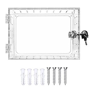 Meiliyizu Secure Thermostats Locks Box With Key Thermostats Locks Box Acrylic Guard For Temperature Regulator