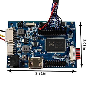 VSDISPLAY HD-MI Audio LCD Controller Board Work for 14.1 15.4 Inch 1280x800 B154EW01 B154EW02 LP154W01 LTN154AT07 LTN154X3-L01 LP154WX4 LTN140W2-L01 LVDS 30 Pin Interface 1CCFL Backlight LCD Screen