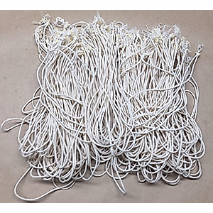 Rotisserie Elastic and Cotton Blend - Stretchy Twine - Food Grade - Heat Safe - Cooking Ties - Poultry Loops - 50 Pack