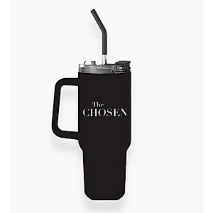 The Chosen: 3 Fish Tumbler - Black - 40 Ounces