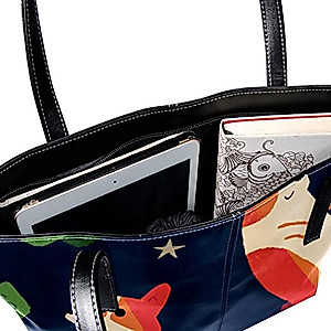 Tote Bag Women Satchel Bag Handbag Stylish Tote Handbag for Women Hobo Bag Fashion Crossbody Bag, Cute Animal Corgi Dog Cartoon