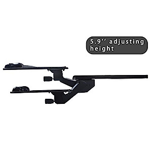 Adjustable Keyboard Tray Ergonomic Design Standard Under Desk Platform Large Space Track CARTMAY