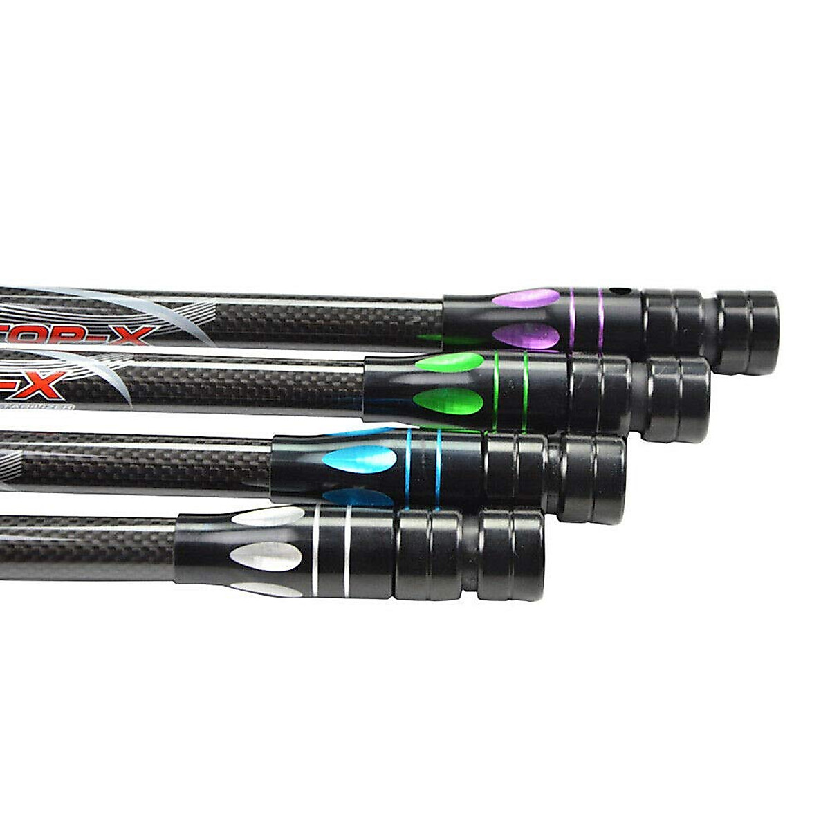 HNZMDY 10 Inch 12 Inch 15 Inch Archery Bow Stabilizer Balance Bar Rod Side Rod Carbon Fiber Stabilizer Dampen Weight for Compound Bow Recurve Bow Accessory (Blue, 10 inch)