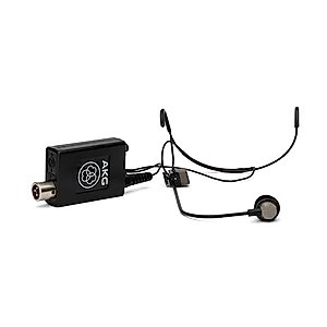 AKG Pro Audio CM311 XLR Reference Head-Worn Condenser Microphone with XLR Connector, Black