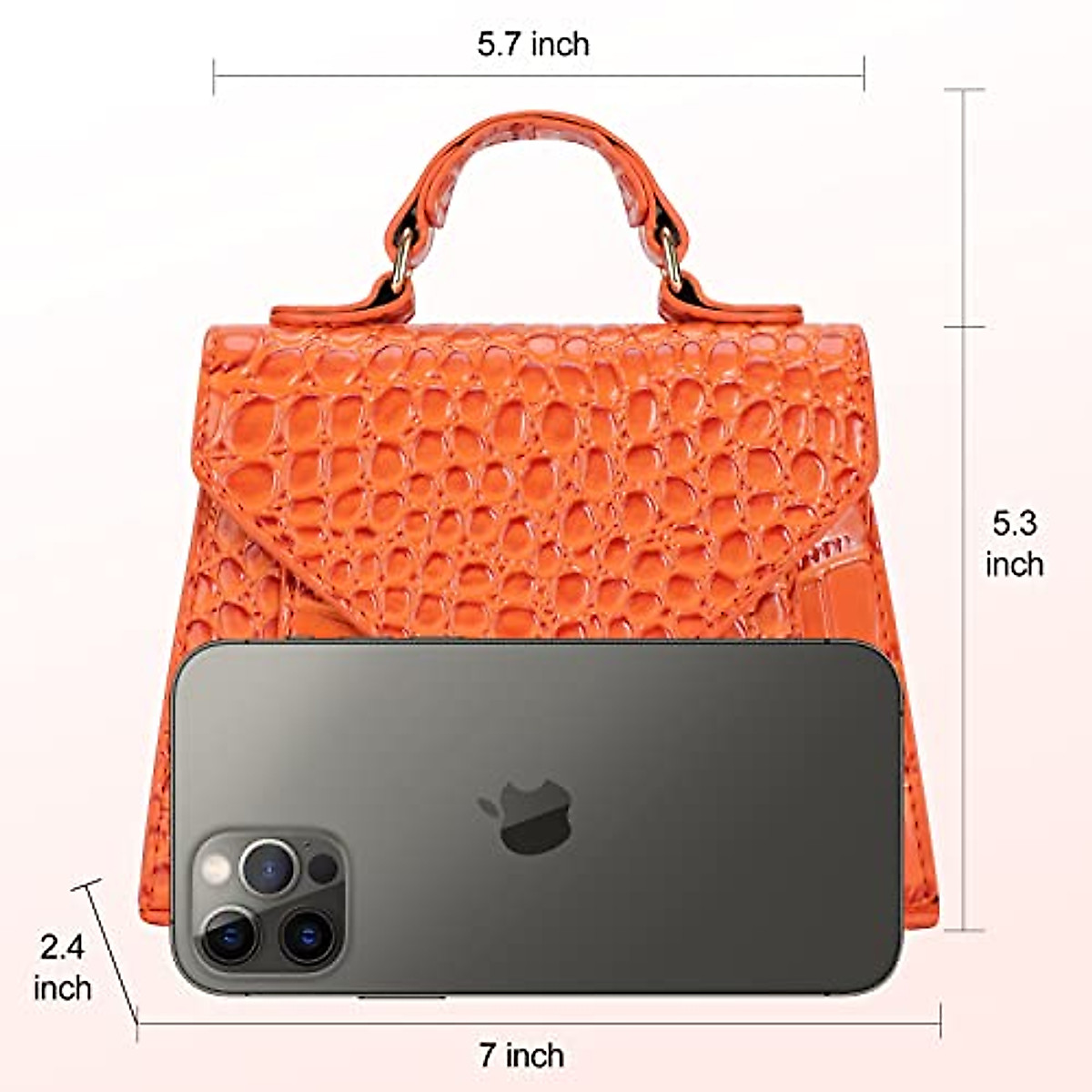 Women’s Trendy Mini Designer Crossbody Bags, Top Handle Clutch Handbag, Cute Shoulder Purse