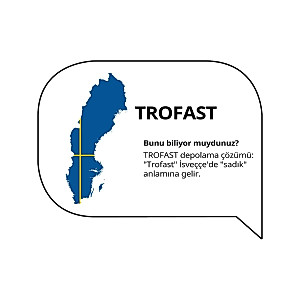 Ikea 800.892.39 TROFAST Storage Box, White; 16.5" x 11.75" x 4 ", Stackable, Compatible with Trofast Frames and Lids, Made of Polypropelene