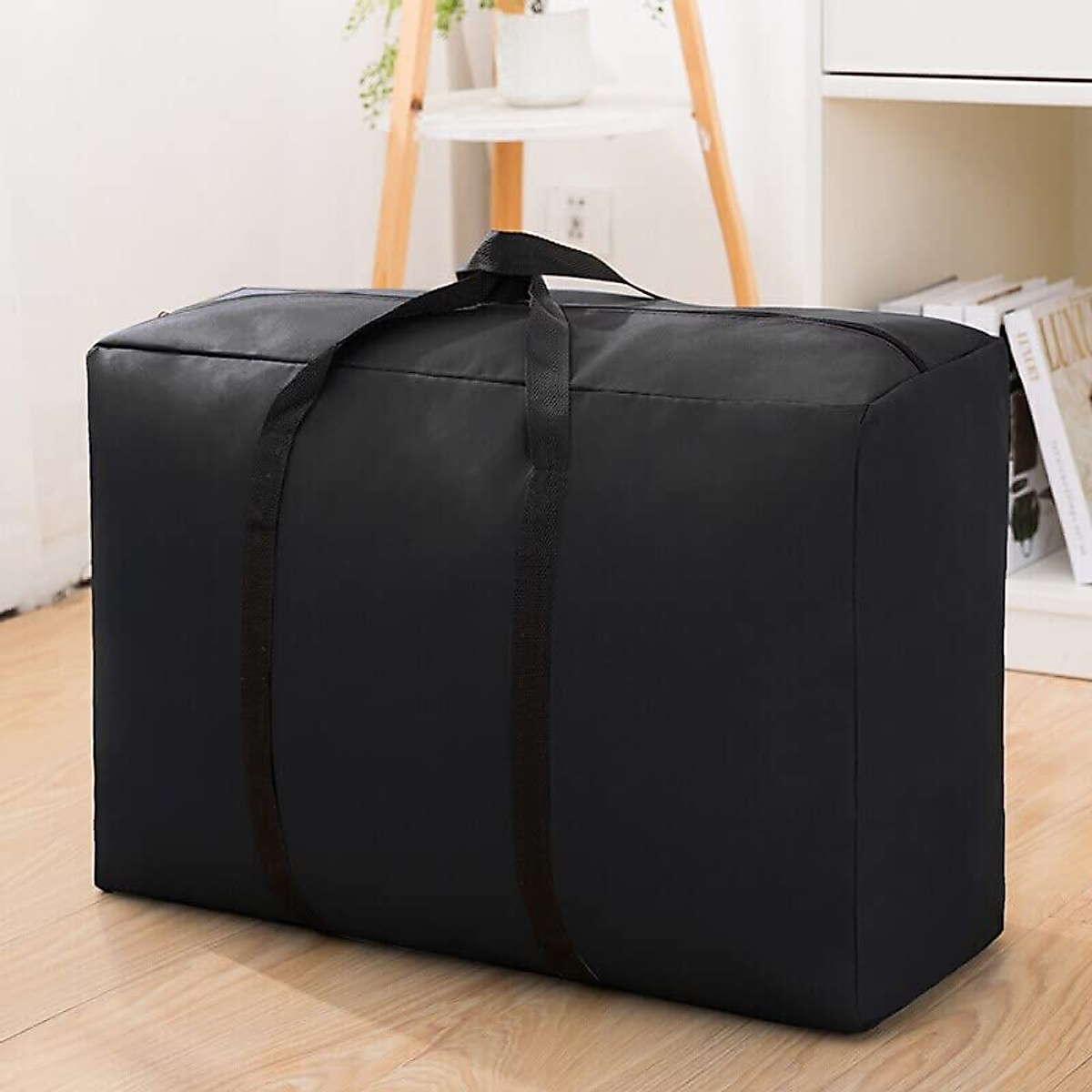 WITERY Extra Large Storage Bag for Moving - Heavy Duty Oxford Water-Resistant Storage Bag Organizer with Reinforced Handles & Zippers for Traveling/Camping/College Dorm/Holiday Decorations, 39x24x12 Inches