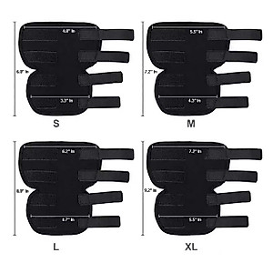 Premium Canine Hock Joint Dog Leg Brace. Rear leg braces for dogs help in Recovery, Injury Protection, Compression Wrap, Loss of Stability Caused by Arthritis. Effective post surgery for dogs rear leg