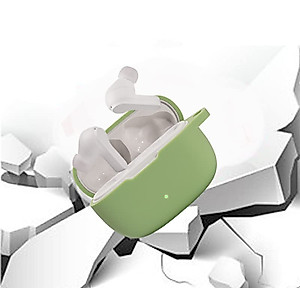 Silicone Case for JBL Vibe 200 TWS - True Wireless in-Ear Headphones , Protective Silicone with Keychain for JBL Vibe 200 TWS (Black)