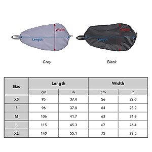 Docooler Breathable Adjustable UV50+ Blocking Kayak Cockpit Cover Seal Cockpit Protector Ocean Cockpit Cover 5 Sizes Optional