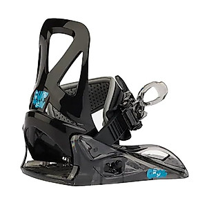 Burton Grom Snowboard Bindings, Black, M