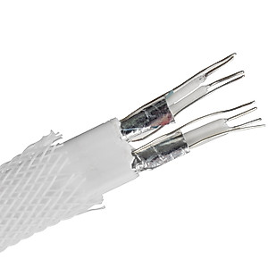 SilverStone Technology CP08W 90 Degree SATA 3 Sleeved White Cable with EMI Guard for 6Gb/s 2-Pack, SST-CP08W-USA-2PACK