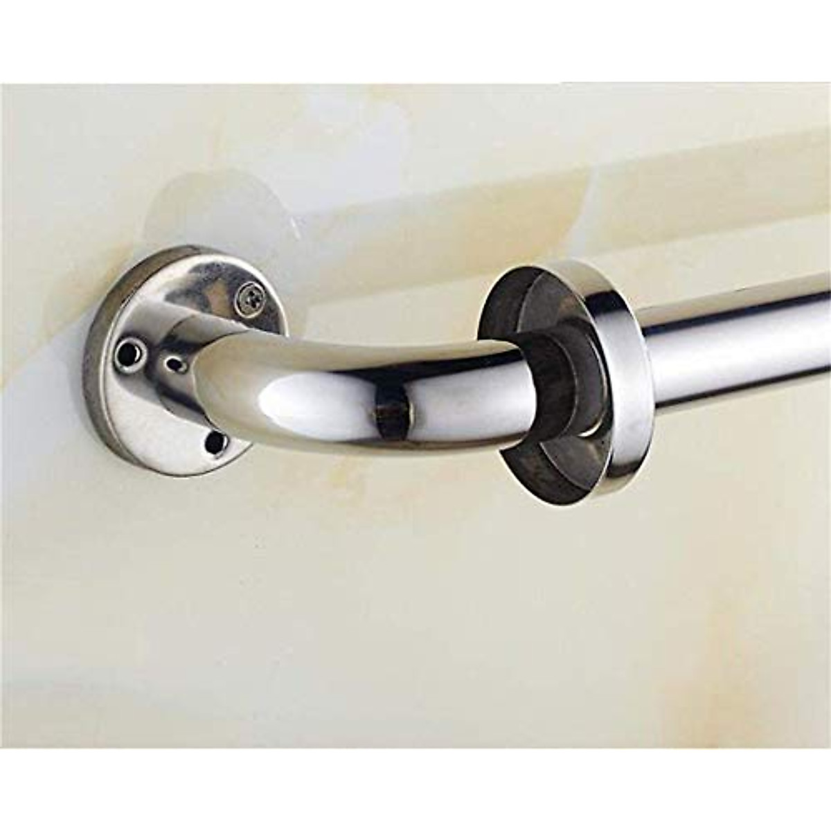 XHALERY Shower Aids,Safety Grab Rails,Bathroom Support Handle,Pure 304 Stainless Steel Bathtub Armrest,Bathtub,Toilet, Bathroom,Kitchen,Stairway Handrail (Color : Silver, Size : 30CM)