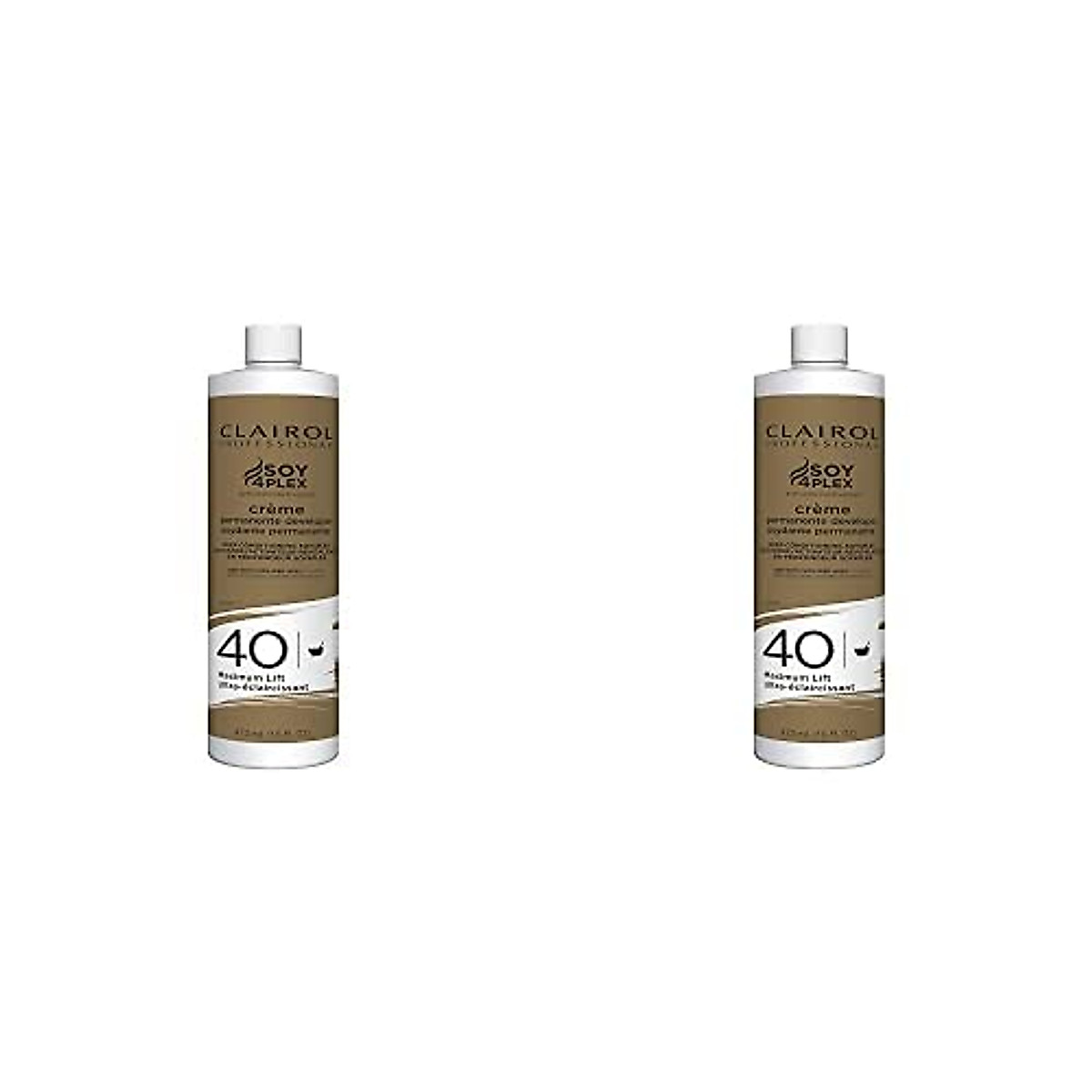 Clairol Professional Crème 40 volume Hair Developer, 16 oz (Pack of 2)