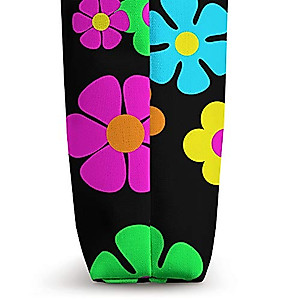 Hippie Psychedelic Flower Power 60's 70's Groovy Boho Daisy Tote Bag