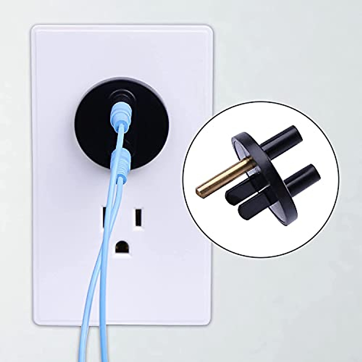 IUZIT Grounding Outlet Plug with Anti-static Wrist Strap and Grounding Wire, ESD Safe for Computer,PC Building, Electronics Repair