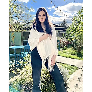 FURTALK Womens Pashmina Shawl Wraps Cashmere Feel Winter Scarf Soft Warm Blanket