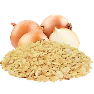 Minced Onion by It’s Delish, 2 lbs (32 Oz) Jumbo Container Jar – Dried Onion Flakes | Delicious, Fresh Taste | Dehydrated Onions | No Preservatives, No artificial Flavor Added – Certified Kosher