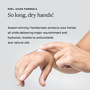 Supergoop! Handscreen SPF 40 - 1 fl oz, Pack of 2 - Preventative Hand Cream for Dry Cracked Hands - Fast-Absorbing, Non-Greasy Formula - With Sea Buckthorn, Antioxidants & Natural Oils