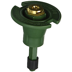 Orbit 54028 Plastic Pop-up Sprinkler Head with Brass Nozzle 1/2 Radius