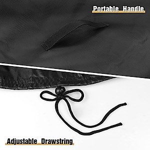 Kingling Cover for Shop Vac, Wet and Dry Shop Vacuum Cleaners Dust Cover Protection for 12-16 Gallon Shop Wet Dry Vacuums Black - 24''D x 26.5''H