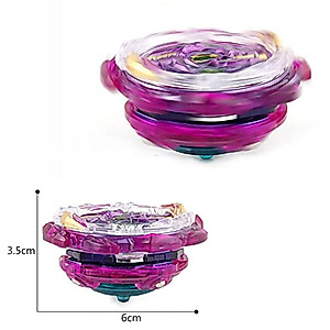 Bays Blade Battling Tops Bey Burst Spinning Starter SuperKing Booster B-177 Jet Wyvern Around Just 1D Jet Wyvern/Wyvron Toys Metal Plastic Fusion Gift with B-184 L/R Two-Way Launcher & Grip (Black)