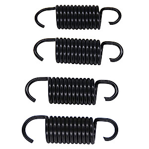 Yoogu 2-1/2 inch (Pack of 8) Furniture Replacement Extension Tension Springs for Recliner Sofa Trundle Bed Black [12 Turn]