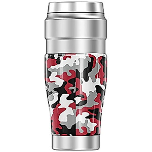 THERMOS MIAMI UNIVERSITY (OH) OFFICIAL Camo STAINLESS KING Stainless Steel Travel Tumbler, Vacuum insulated & Double Wall, 16oz