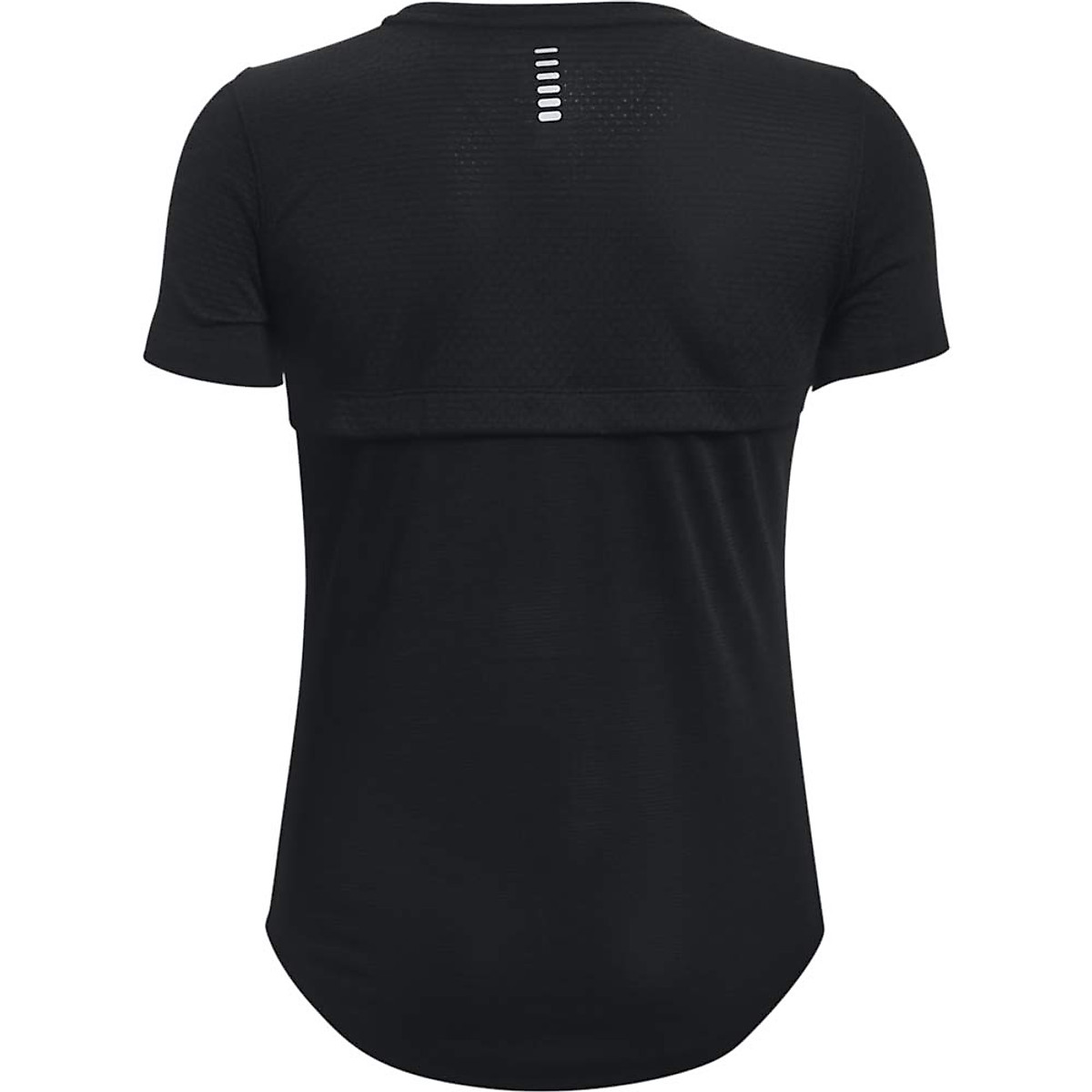 Under Armour Women's Streaker Short-Sleeve T-Shirt , Black (001)/Reflective , Small