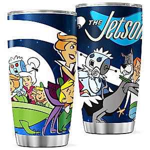 Tumbler Jetsons Insulated Coffee Tea Steel Travel Office Stainless Hot 20 30 Oz Iced