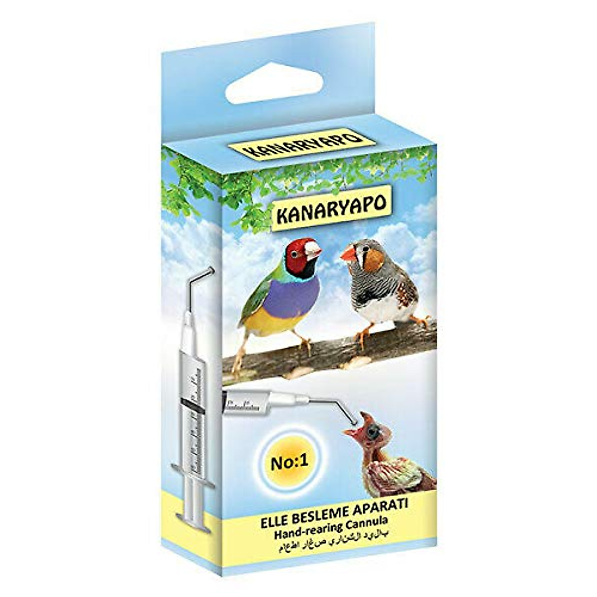 Birds Hand Rearing Feeding Gavage Crop Needle Syringe-Medication Cannula (1)