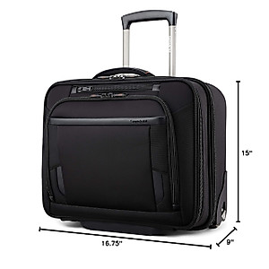 Samsonite Pro Upright Mobile Office, Black, One Size
