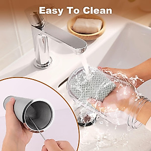 QHH Cold Brew Coffee Maker, 64 oz Wide Mouth Mason Jar Pitcher with Stainless Steel Filter, Pour Spout Handle Lid, Heavy Duty Glass Airtight & Leak-Proof Pitcher for iced coffee & Tea Lemonade