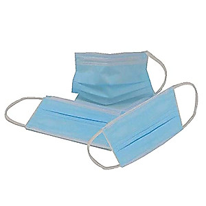 200pcs Kids Disposable Face Masks - 3 Ply Kids Mask for Boys Girls - Back to School Supplies (Blue)
