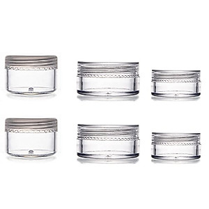 ALINK 16pcs Travel Size Toiletry Bottles Set, Tsa Approved Clear Cosmetic Makeup Liquid Containers with Zipper Bag