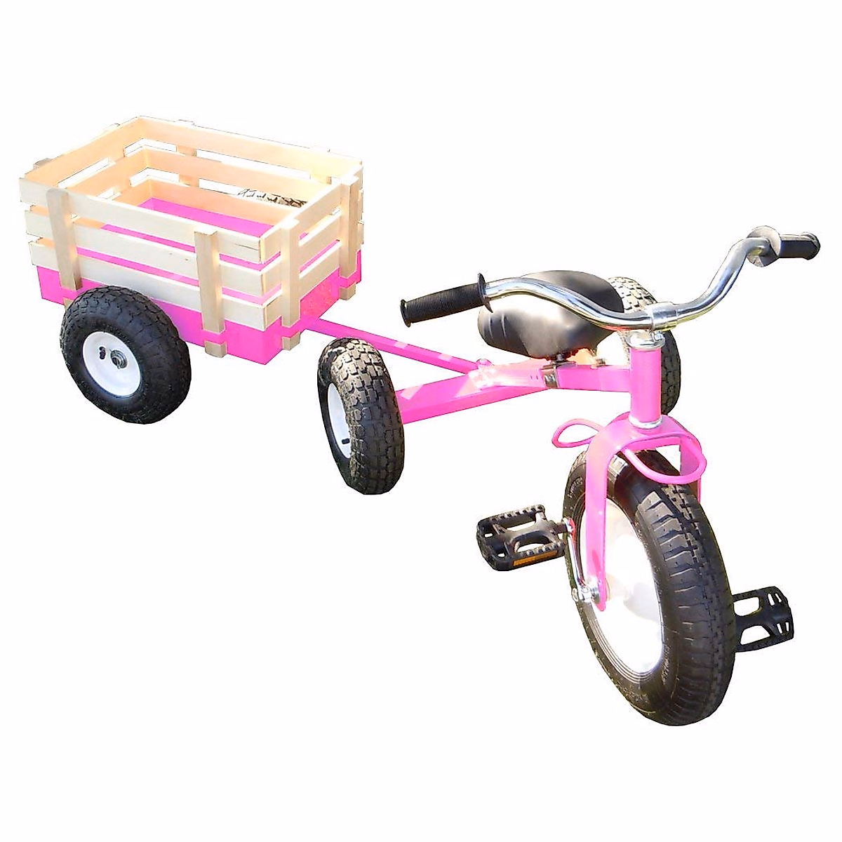 All Terrain Tricycle with Wagon (Pink), #CART-042P