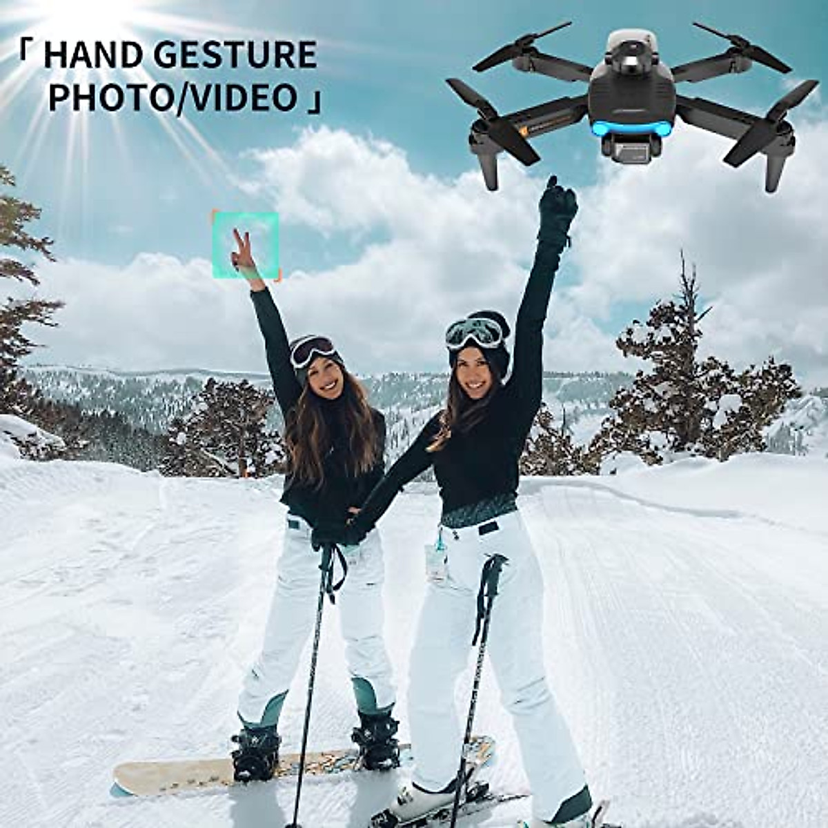 RiskOrb Drone with 1080P Dual Camera for Adults/Kids,FPV Foldable Quadcopter,Carring Bag,2 Batteries