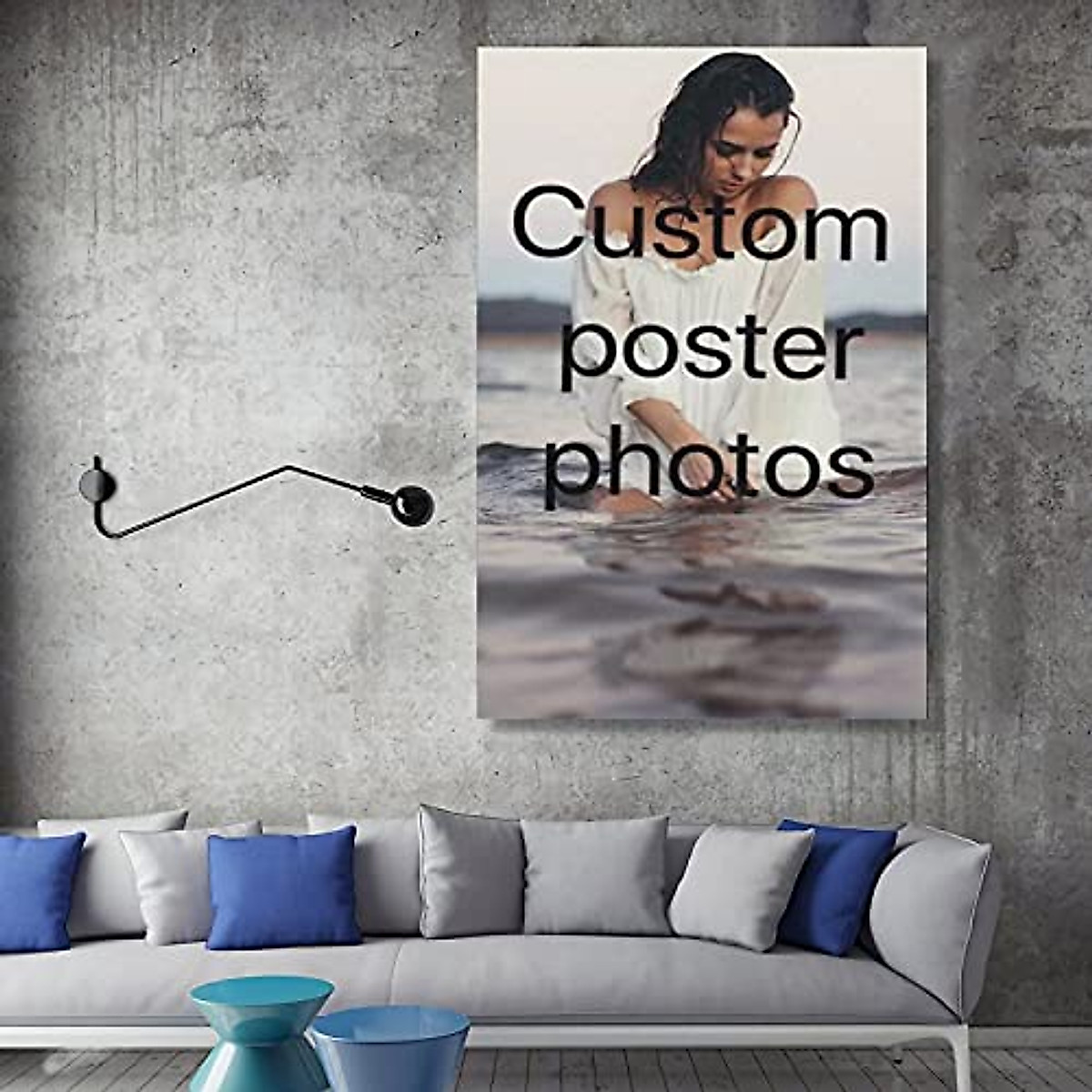 BBAOO Customized Photos Posters Stars Various Styles Canvas Poster Wall Art Decor Print Picture Paintings for Living Room Bedroom Decoration, white-style1, 12 x 18 in (30 x 45 cm)