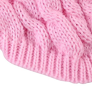 Knitted Pomeranian Teddy Jacket Breathable Turtleneck Pets Insulation Clothes Puppy Leisure Warm Clothing for Small and Medium Dog