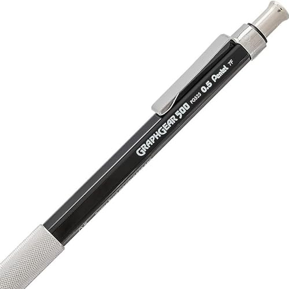 Pentel® Graph Gear 500 Automatic Drafting Pencils, 0.5 mm, Black Barrel