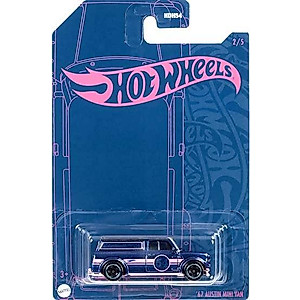 Hot Wheels 2022 Pearl and Chrome 54th Anniversary Complete Set of 5 Diecast Vehicles