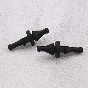 The Lord of the Tools 40Pcs Rubber Screw Pin Replacement PC Case Fan Mounting Pin Soft Rubber Anti Noise Reducing Vibration Screws 29x10.5mm Black