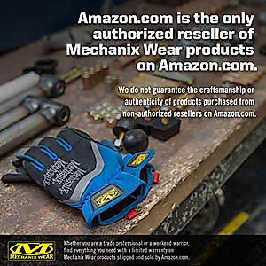 Mechanix Wear: The Original Material4X Synthetic Leather Work Gloves with Secure Fit, Abrasion Resistant, Added Durability, Safety Gloves for Men, Multi-Purpose Use (Brown, Large)