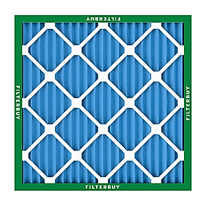 Filterbuy 14x14x1 Air Filter MERV 13 Optimal Defense (6-Pack), Pleated HVAC AC Furnace Air Filters Replacement (Actual Size: 13.75 x 13.75 x 0.75 Inches)