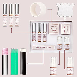 Sarah Gold Brow Lamination Kit, Eyebrow Lamination Kit, Eyebrow Perm Kit, Instant DIY Eye Brow Lift Kit for Fuller, Thicker, At Home DIY Perm For Your Brows, Lasts For 6-8 Weeks