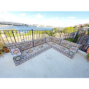 Gray Arabic Floor Sofa,L Shape Corner Seating Set, Bench Cushions, Sectional Sofa, Pallet Sofas, Floor Cushions, Floor Couches, Outdoor Sofa (L Sofas Only)