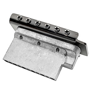 Musiclily 52.5mm Guitar Stratocaster Tremolo Bridge Set for Fender Strat Squier Electric Guitar Replacement, Black